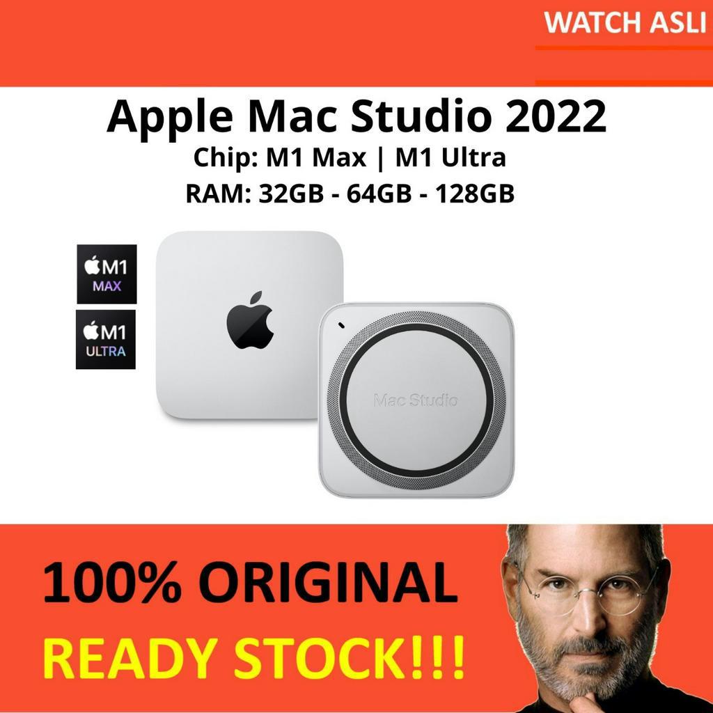 Jual Applee Macc Studio 2022 M1 Ultra Chip 64 1TB 2TB RAM SSD M1 Max 32 512GB | Shopee Indonesia