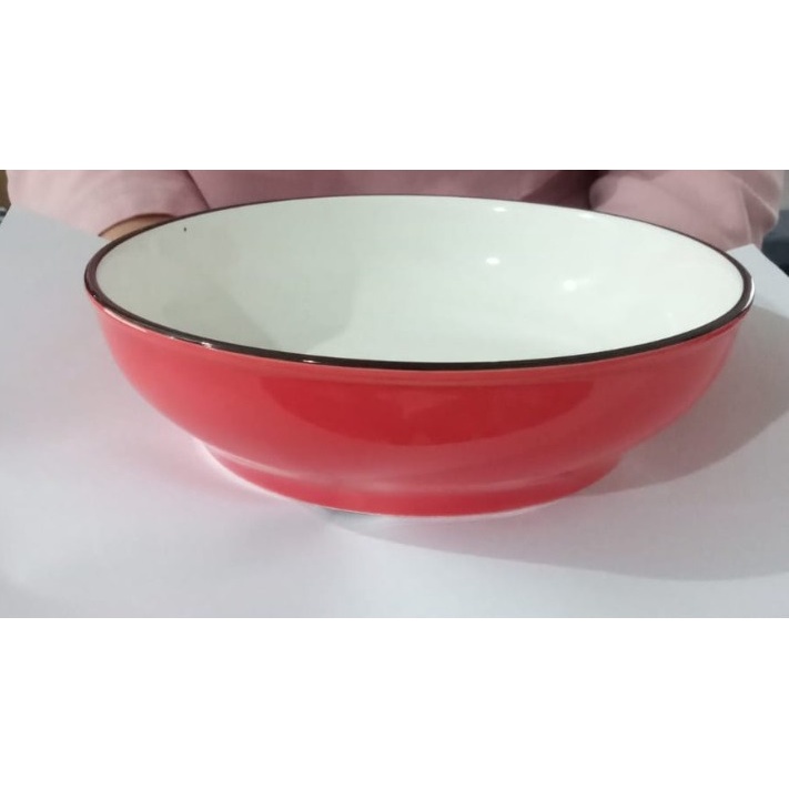 Jual Piring Keramik Salad Bulat Warna Warni | Shopee Indonesia