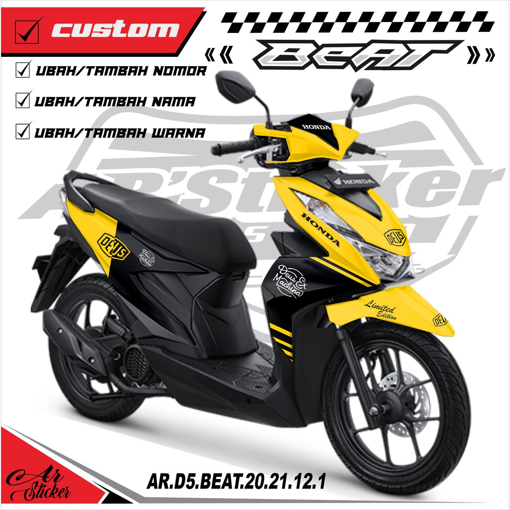 Jual Decal Sticker Full Body BEAT FI NEW 2020 2023 Deluxe Street ...