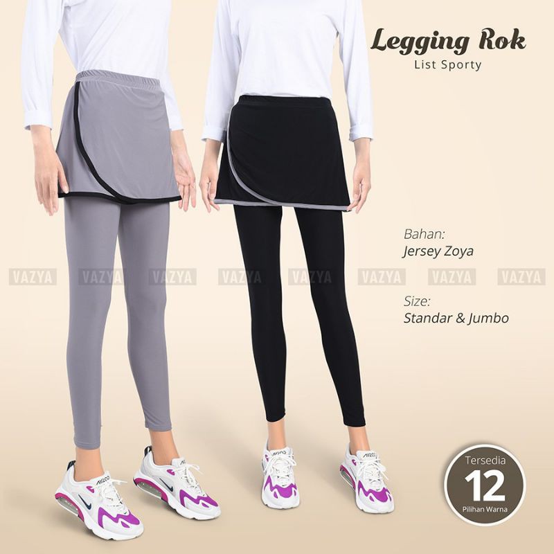 Jual Leging Rok Lis Sporty Olahraga (JUMBO) | Shopee Indonesia