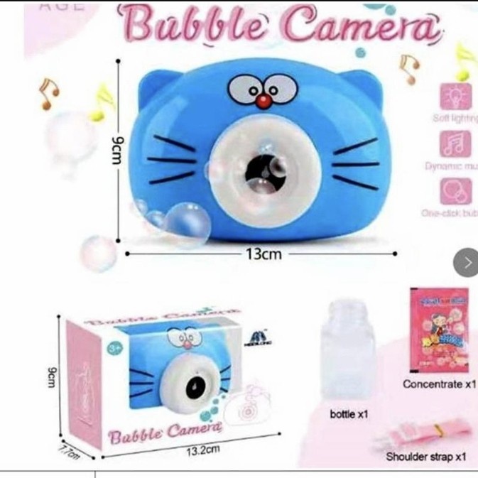 Jual ANAK-DOMPET- BUBBLE CAMERA KARAKTER SAPI ,HELLO KITY, DORAEMON ...