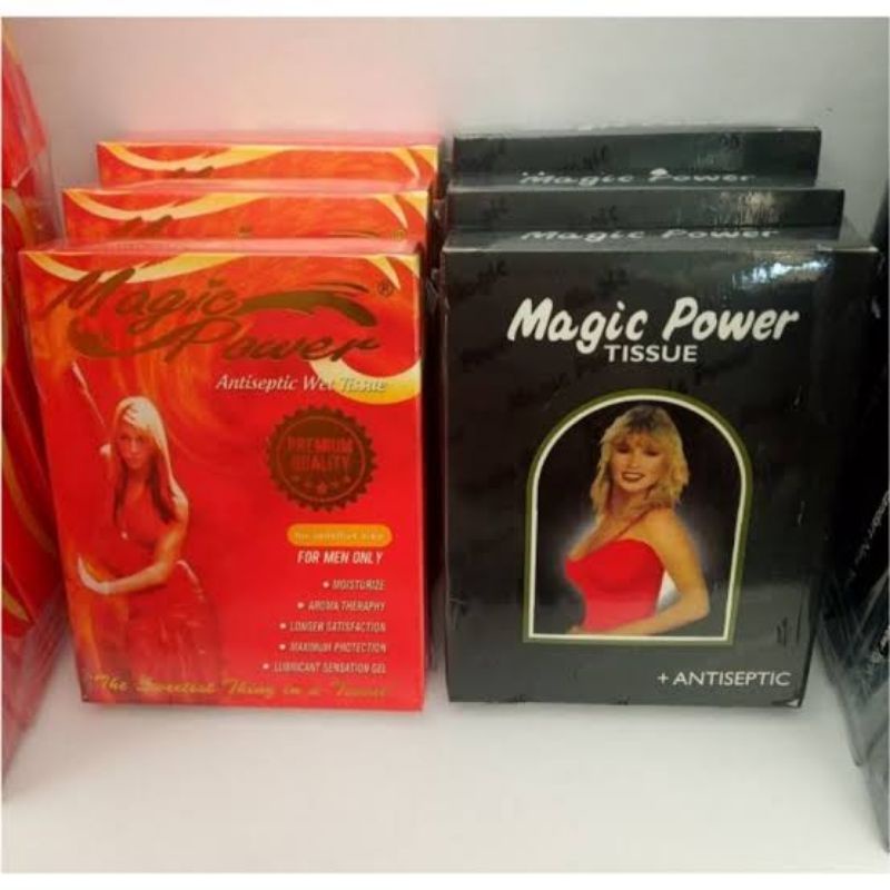 Jual TISSUE MAGIC POWER MERAH/HITAM (TISU MAGIC POWER HITAM/MERAH ...