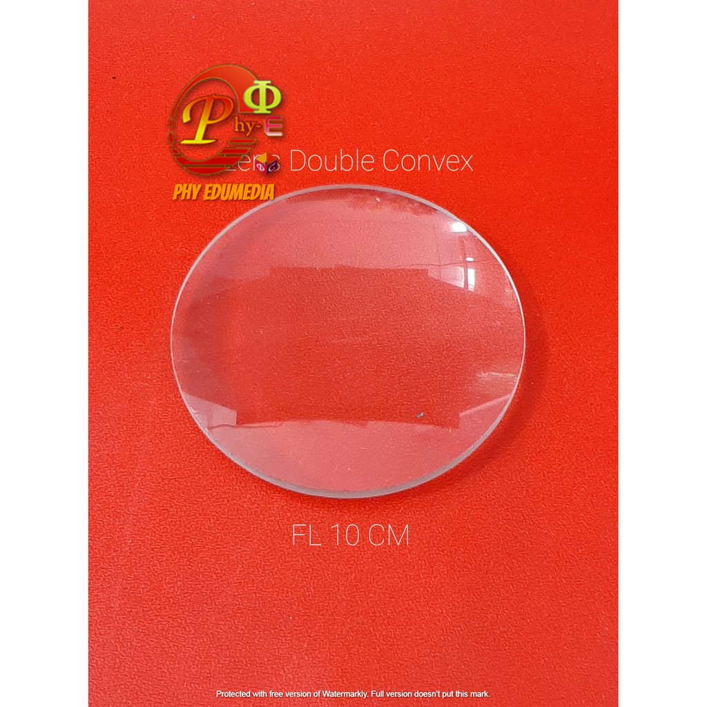 Jual Lensa Cembung / Lens Double Convex / Double Cembung Lensa Fokus 10 ...