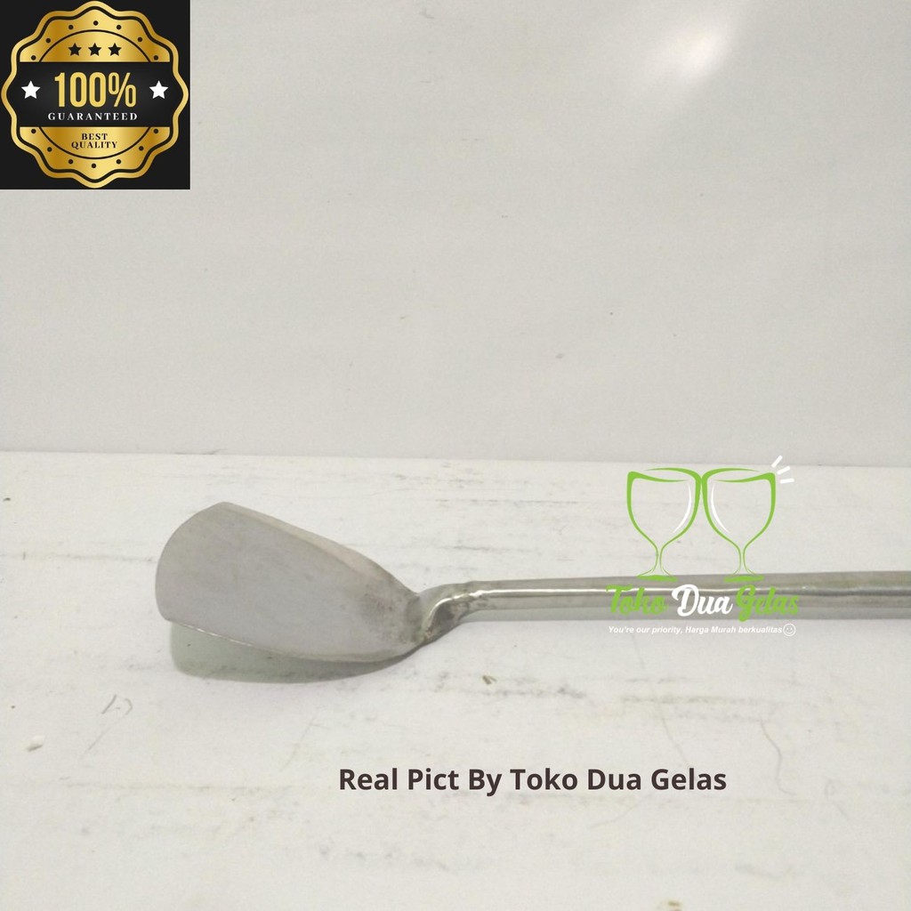 Jual spatula sutil sodet stainless steel panjang / spatula besi besar ...