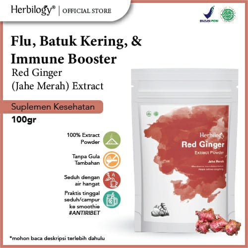Jual Herbilogy red ginger extract powder - minuman ekstrak jahe merah ...