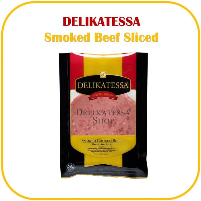 Jual Delikatessa Smoked Beef Sliced Daging Sapi Asap Ham Halal | Shopee ...