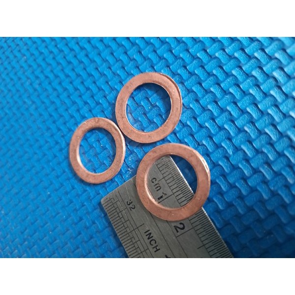 Jual Ring Tembaga ukuran 14mm untuk selang solar / oil cooler (Lokal ...