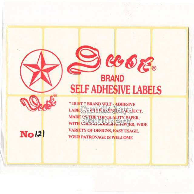 Jual Self Adhesive Labels / Sticker Label no.121 | Shopee Indonesia