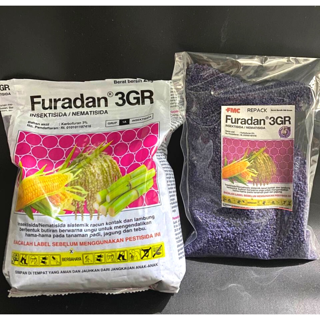 Jual REPACK 500 Gram FURADAN 3GR Bahan Aktif Karbufuran 3% Insektisida ...
