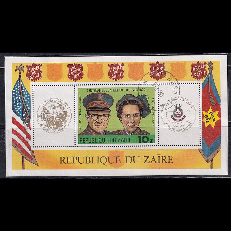 Jual Prangko Congo, Dr 1980 - The 100th Anniversary of Salvation Army ...