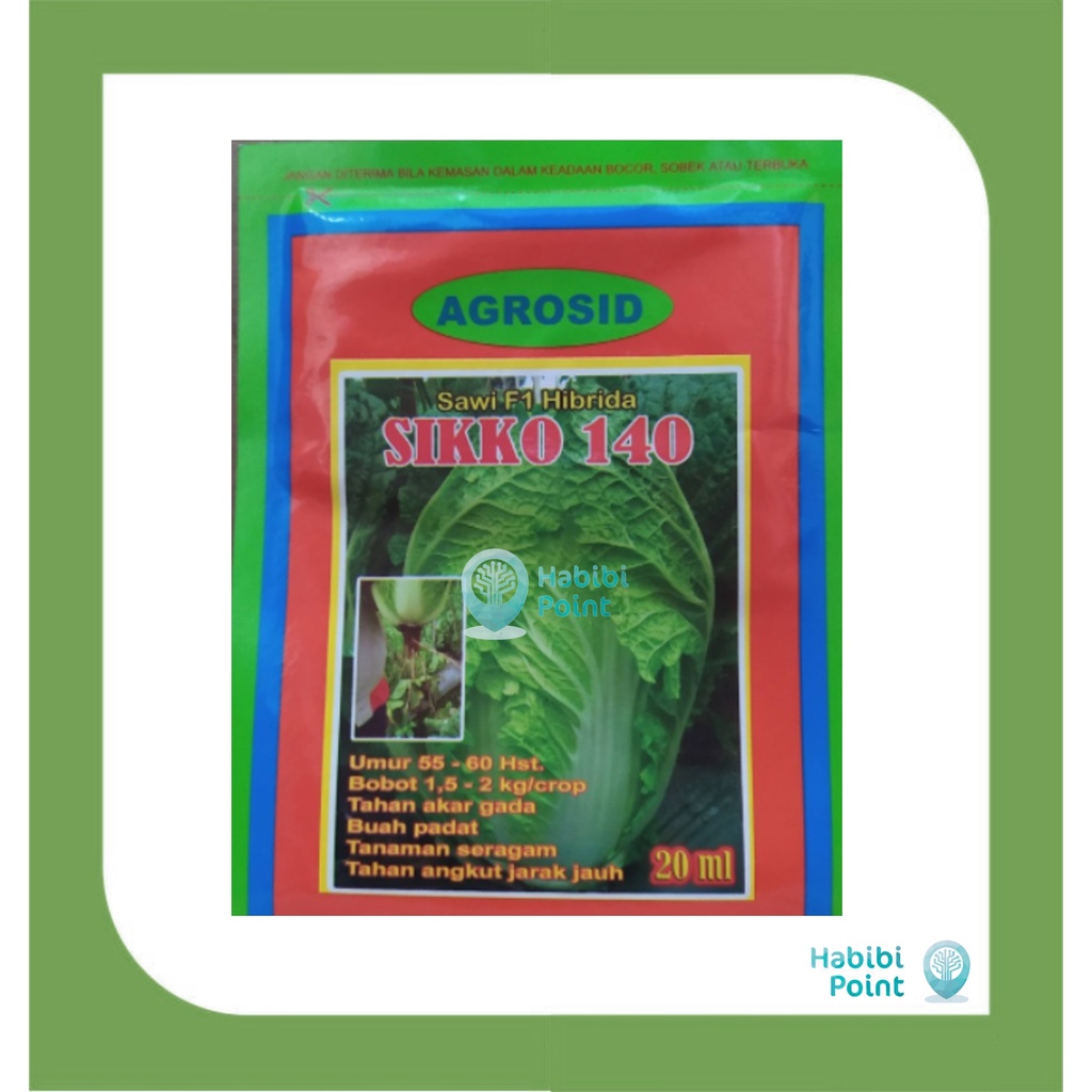 Jual SAWI PUTIH F1 SIKKO (20 GRAM) - Benih Bibit Sawi Putih kemasan ...
