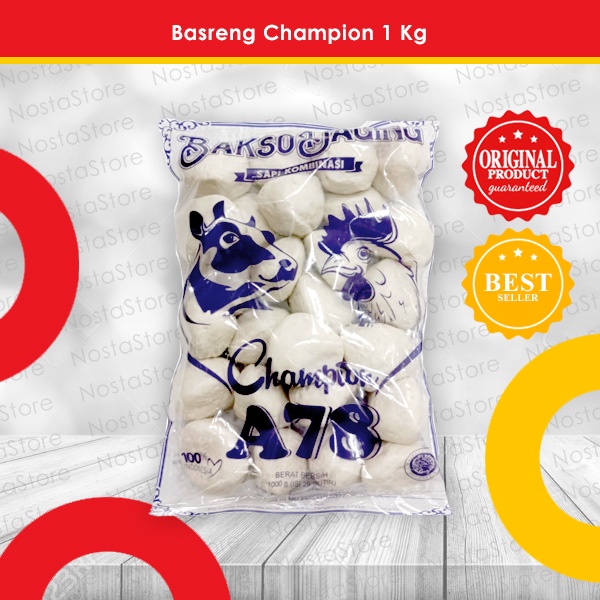 Jual Champion Basreng Kiloan / Bakso Goreng Mentah Isi 25 Butir 1 Kg ...