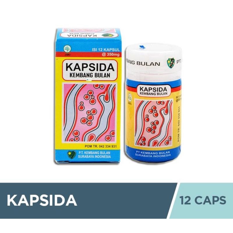 Jual kapsida kembang bulan 12 kapsul obat bisul jerawat darah kotor ...
