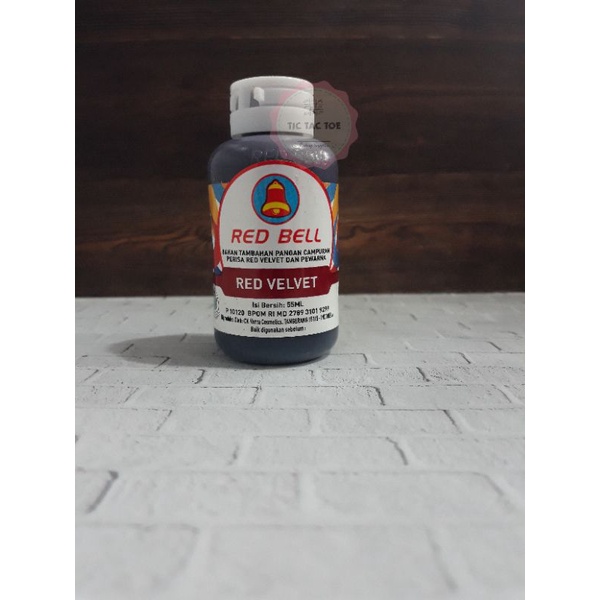 Jual Pasta Red Bell Red Velvet 55ml | Shopee Indonesia