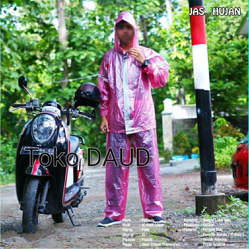 Jual Jas Hujan Setelan Pinguin Jaket Celana Penguins Exclusive XXL 100% ...