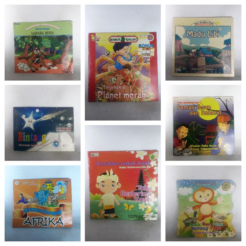 Jual OBRAL Buku Aktivitas anak dan Kumpulan Dongeng Afrika, Saraba Rusa ...