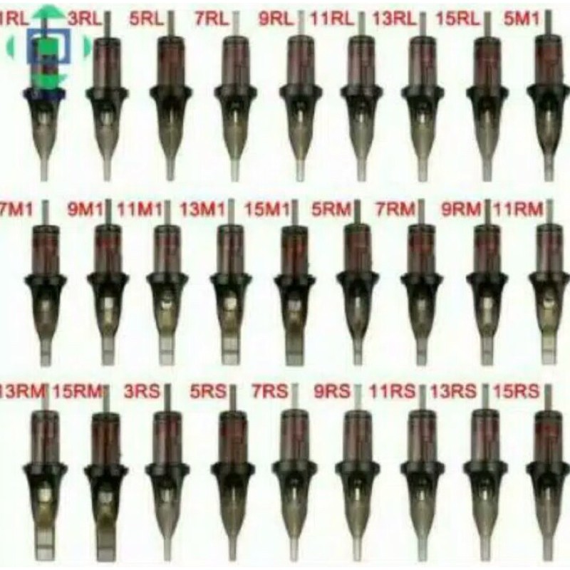 Jual jarum tatto catridge needles tato rotary pen jarum tatto tubuh ...