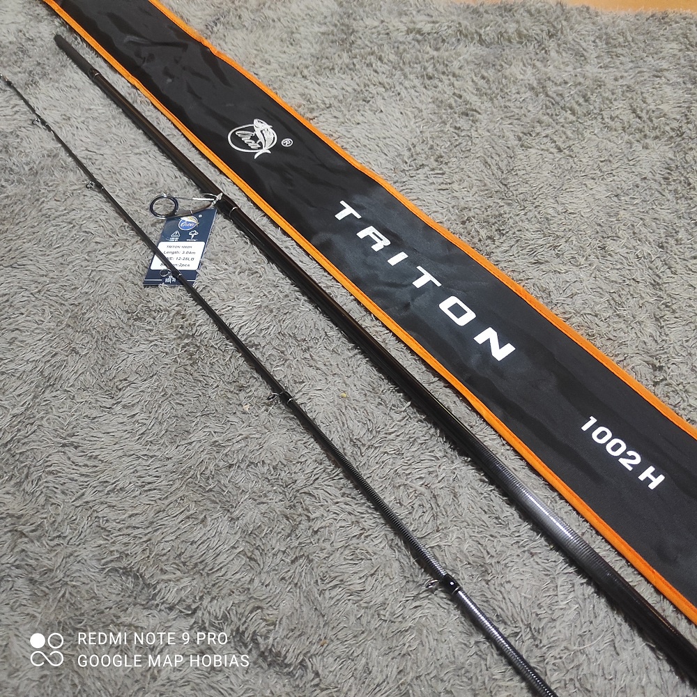Jual joran pancing spinning 1002H dan 1002MH orca triton 300 | Shopee Indonesia