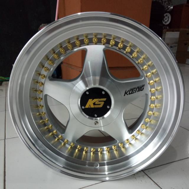 Jual Velg ks koenig r16 velg racing mobil ks koenig ring 16 | Shopee ...