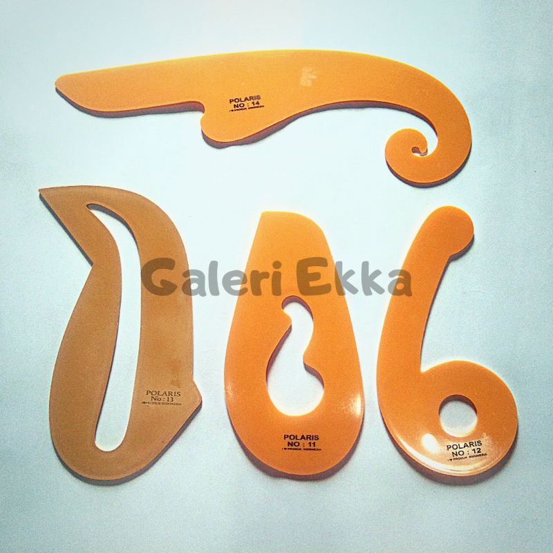 Jual Penggaris Pola Jahit Lengkung / Penggaris Pola Jahit Curva ...