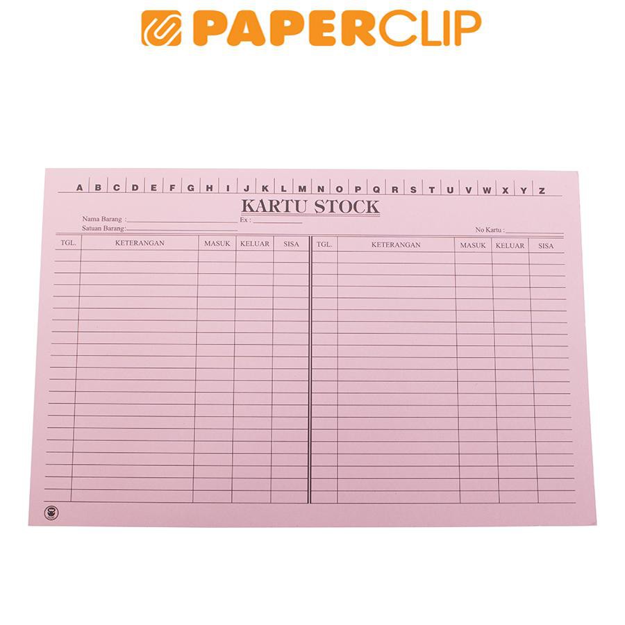 Jual KARTU STOCK GLORY HORIZONTAL ISI 25 FOLIO | Shopee Indonesia