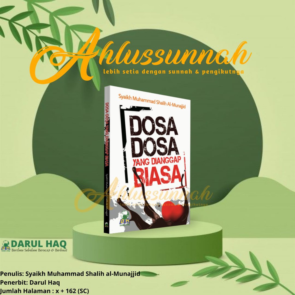 Jual Buku Dosa-Dosa Yang Dianggap Biasa | Shopee Indonesia