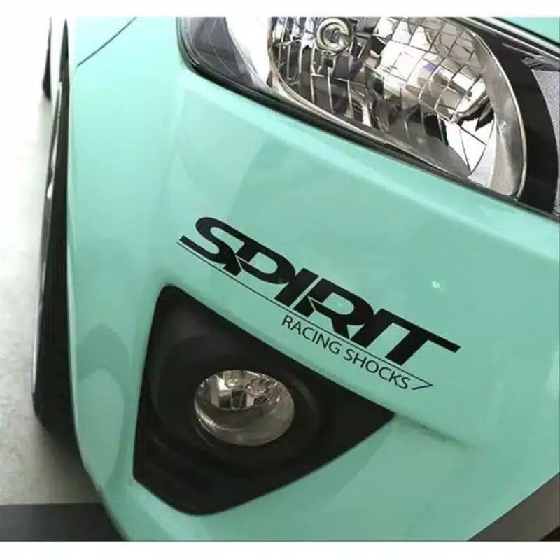 Jual Sticker mobil | sticker model SPIRIT racing shocks | sticker unik ...