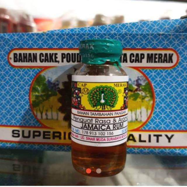 Jual Perisa Jamaica rum cap merak | Shopee Indonesia