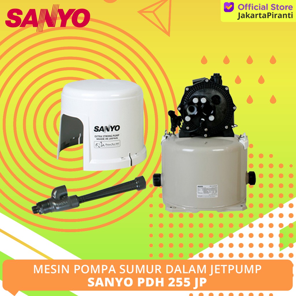 Jual Mesin Pompa Air Sumur Dalam Jetpump Jet Pump 250 Watt Sanyo PDH ...