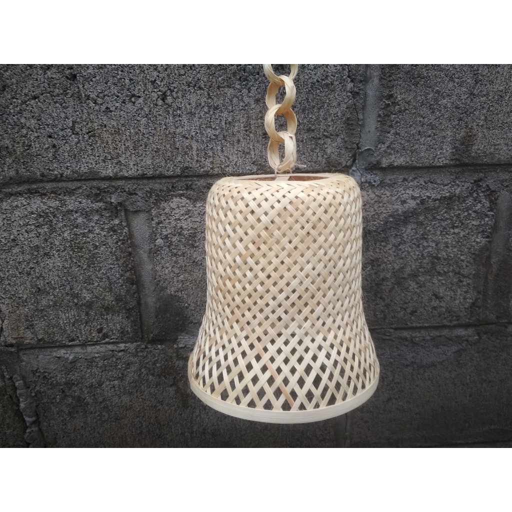 Jual Tempat Lampu Bambu Kap Lampu Bambu Model Lonceng Mini | Shopee ...