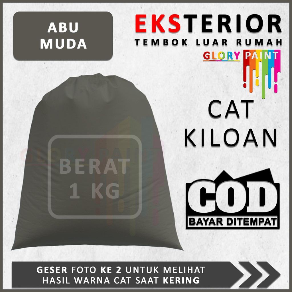 Jual Cat Tembok Kiloan 1 Kg Extra Super Murah Wangi dan Bagus | Shopee ...