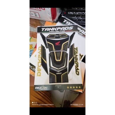 Jual Tankpad Honda PCX New 160 / Cover Tangki Honda Pcx 160 Karet ...