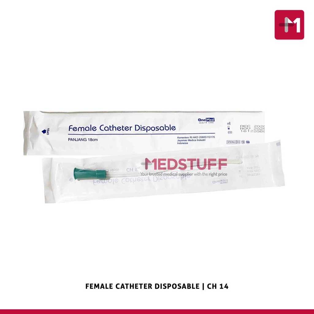 Jual Female Catheter Disposable Onemed Urin Kateter | Shopee Indonesia