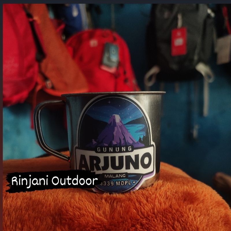 Jual Mug Cangkir Outdoor Diameter kurang Lebih 7cm Gelas Stainless ...