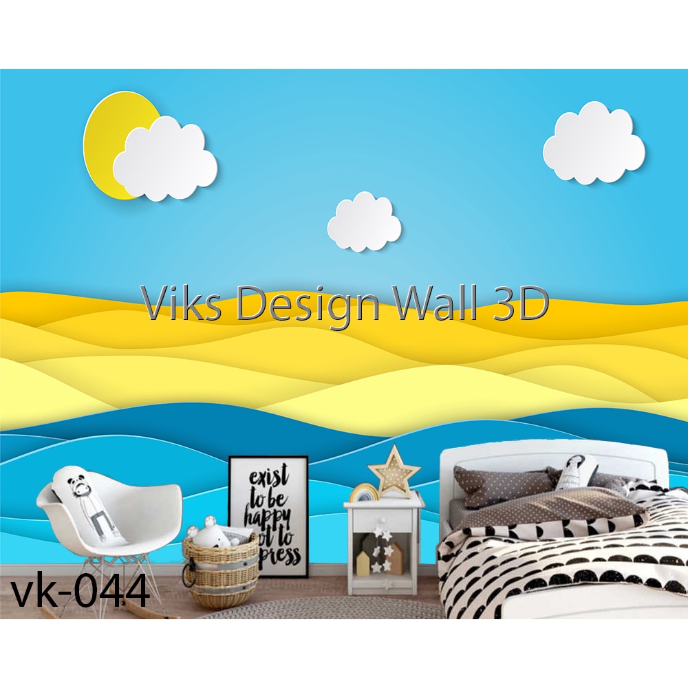 Jual Pusat Printing Sticker 3d Wallpaper Custom Photo Mural Underwater ...