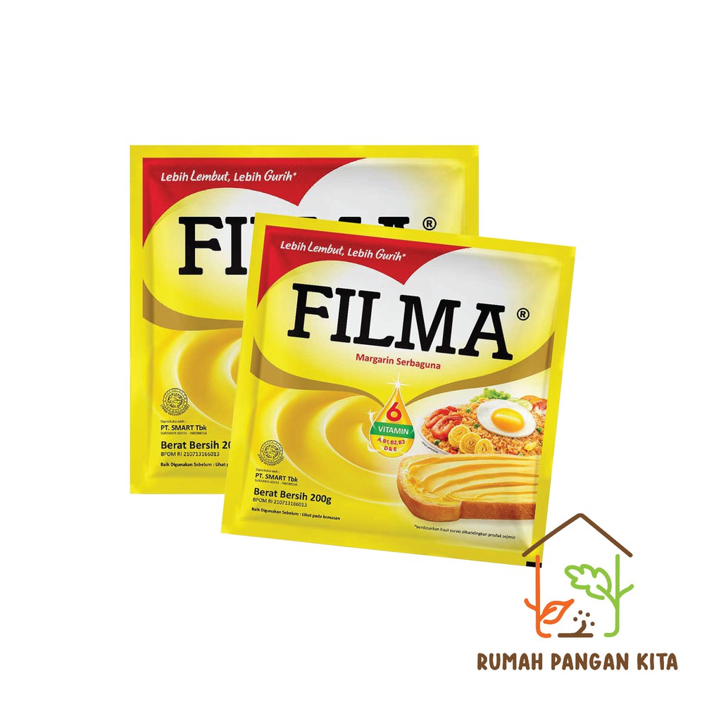 Jual FILMA Margarine Sachet 200 gr | RUMPAKA BDG | Shopee Indonesia