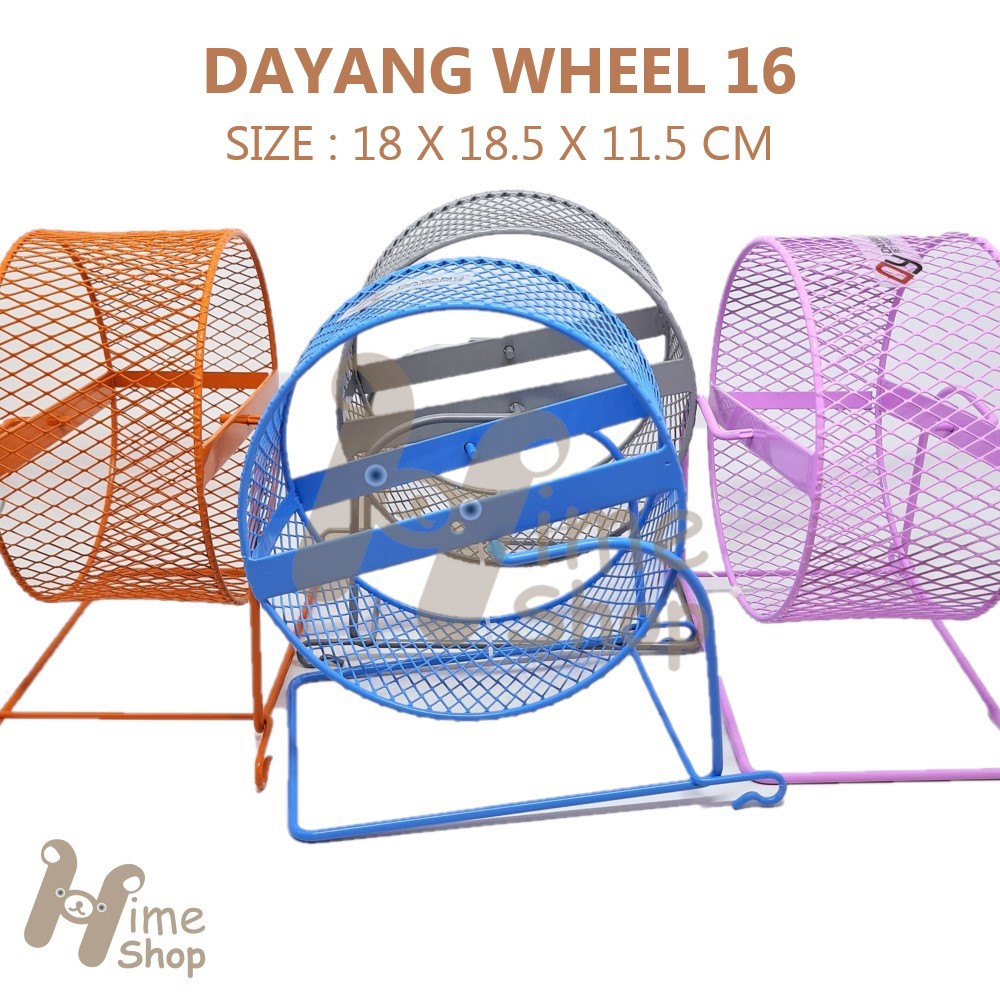 Jual DaYang Jogging Wheel 16 Mainan Roda Putar Besi Running Hamster ...