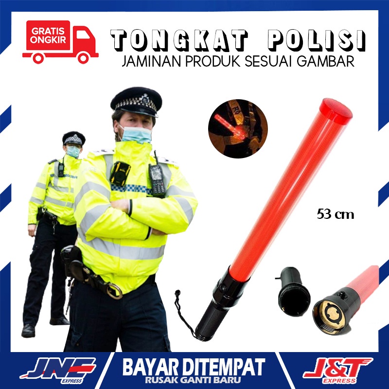 Jual STICK LAMP Security Lampu Lalu Lintas Tongkat Lalin Senter 53 Cm ...