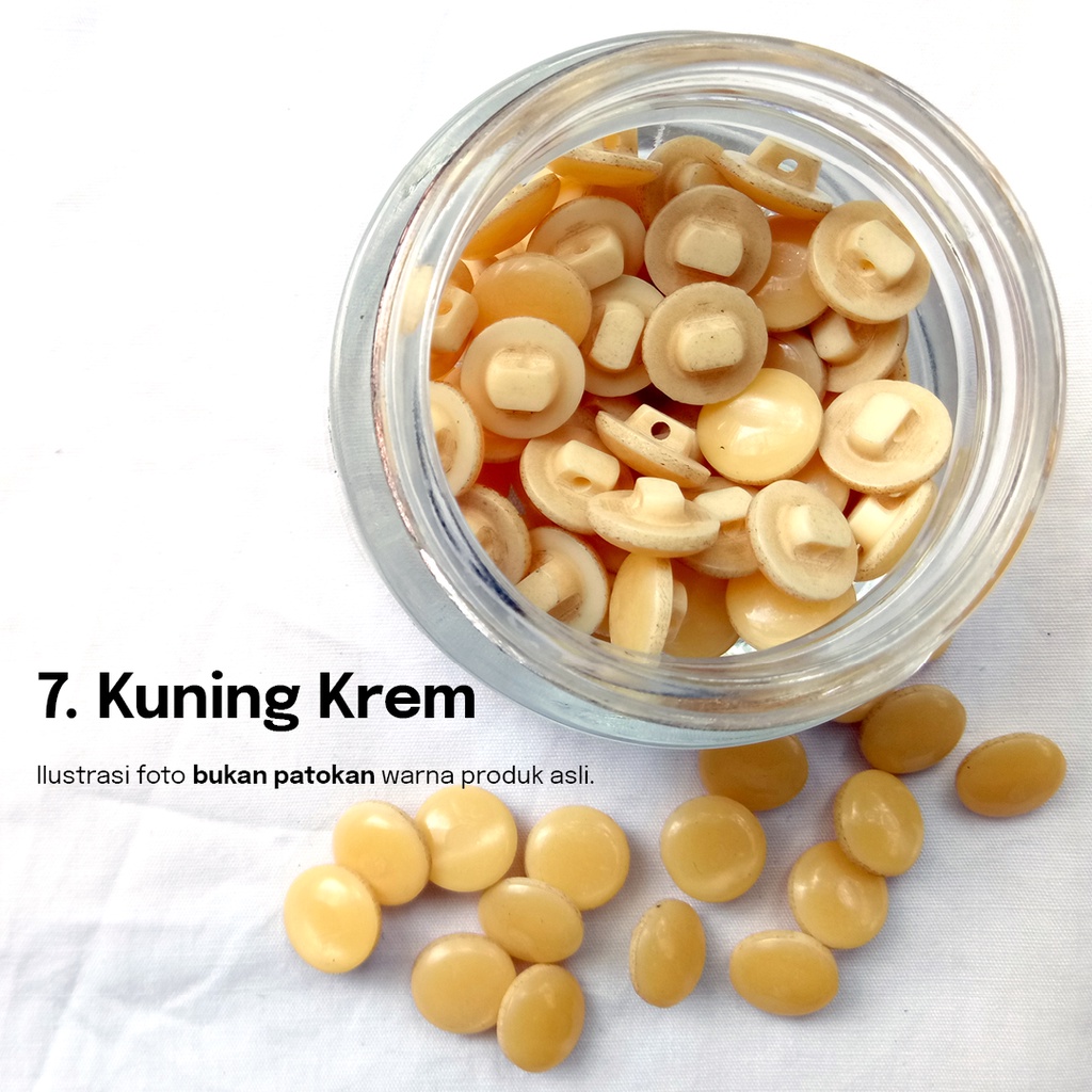 Jual Kancing Baju Jamur Gepeng/Kancing Warna Warni/14 warna/18Line ...