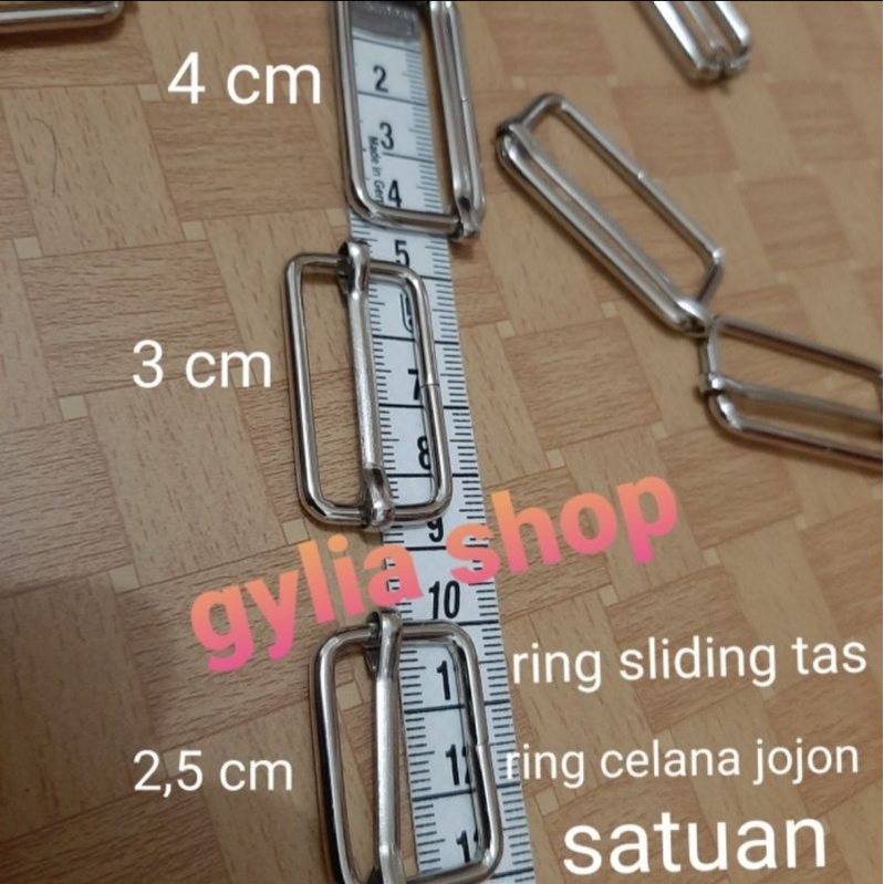 Jual Ring Sliding tas / Ring Gesper / ring kotak Satuan | Shopee Indonesia