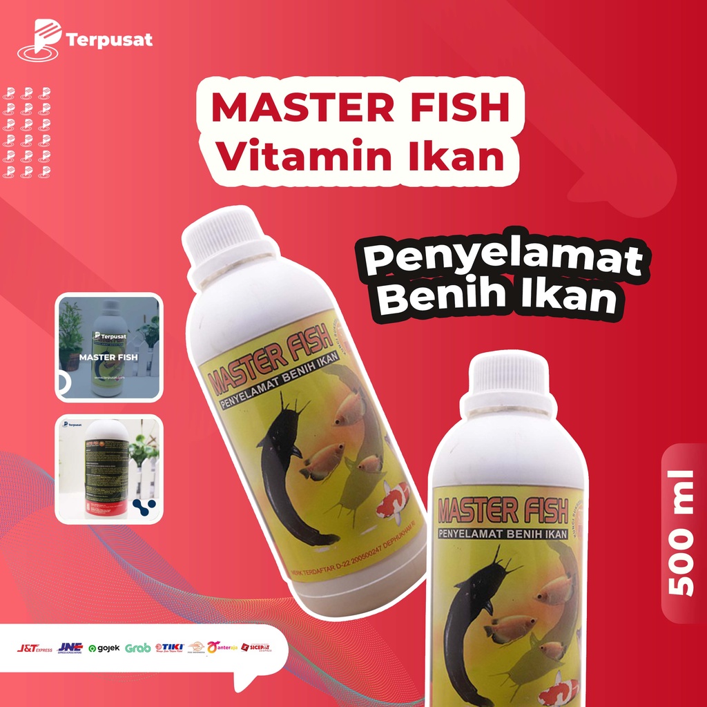 Jual Master Fish Simba Plus 500 ml Obat ikan Penyelamat dan Peningkat Ketahanan Benih Ikan ...