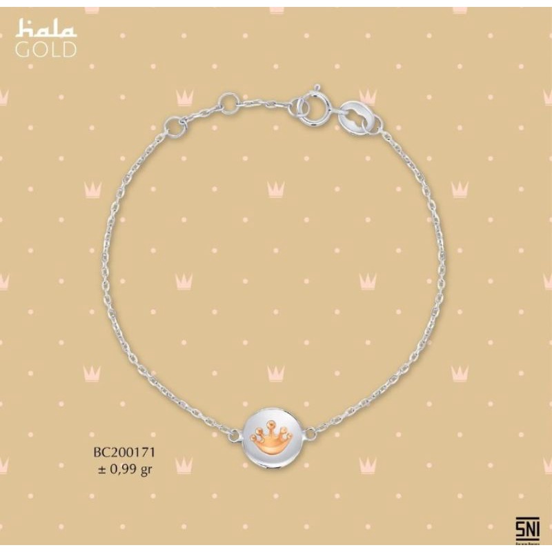 Jual Gelang Hala Gold Hala Putri Starla Series BC200171 | Shopee Indonesia