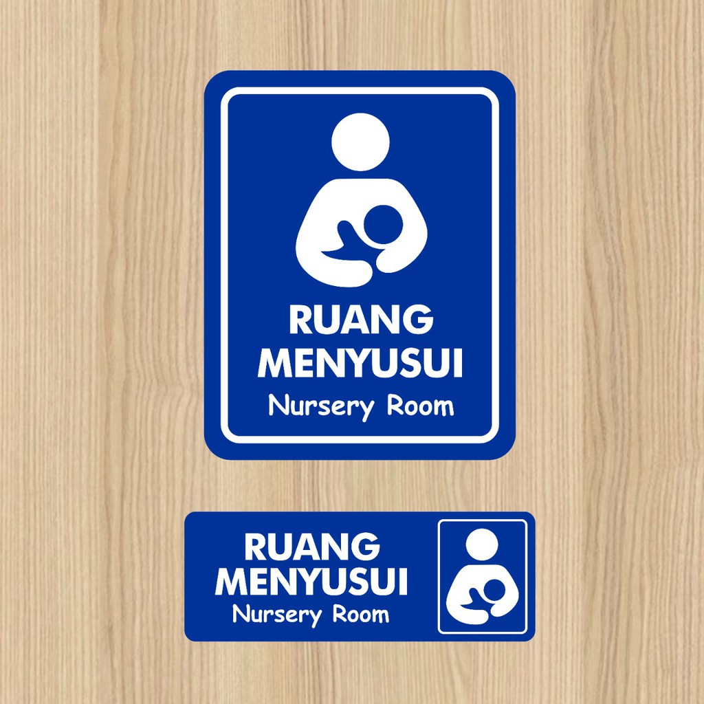 Jual Acrylic Sign Ruang Menyusui - Akrilik Sign Variant (BISA CUSTOM ...