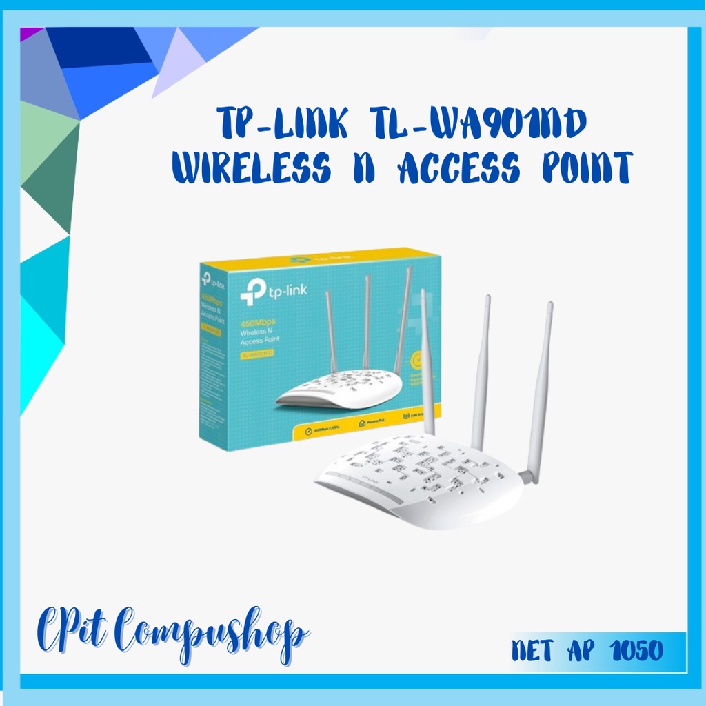 Jual TP LINK TL-WA901ND 450Mbps Wireless N Access Point TPLINK 901 ...