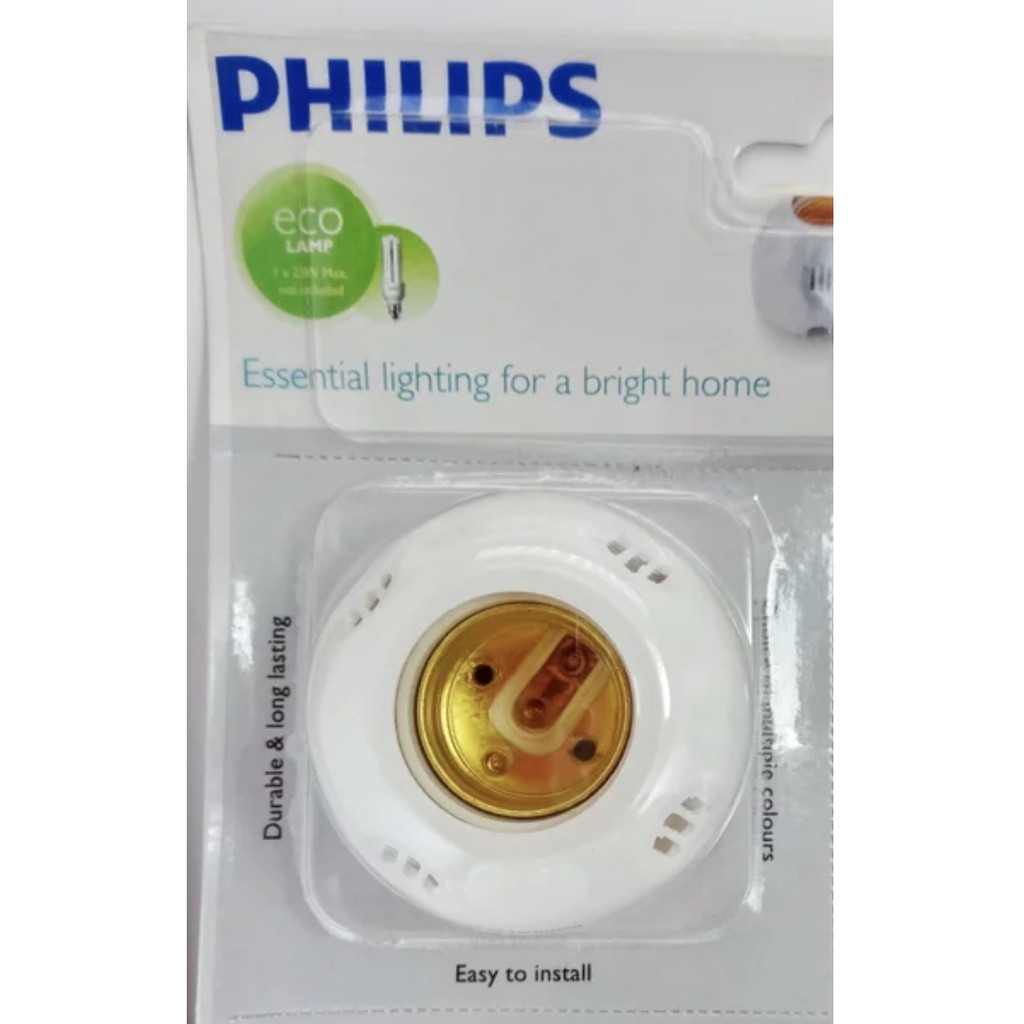 Jual Fitting Plafon PHILIPS Deco Holder Putih E27 - Rumah Lampu PHILIPS ...