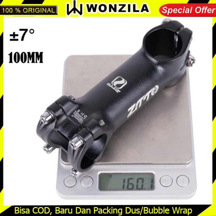 Jual ZTTO Stem Sepeda MTB Roadbike OS Oversize 7 Derajat 100mm Hitam ...