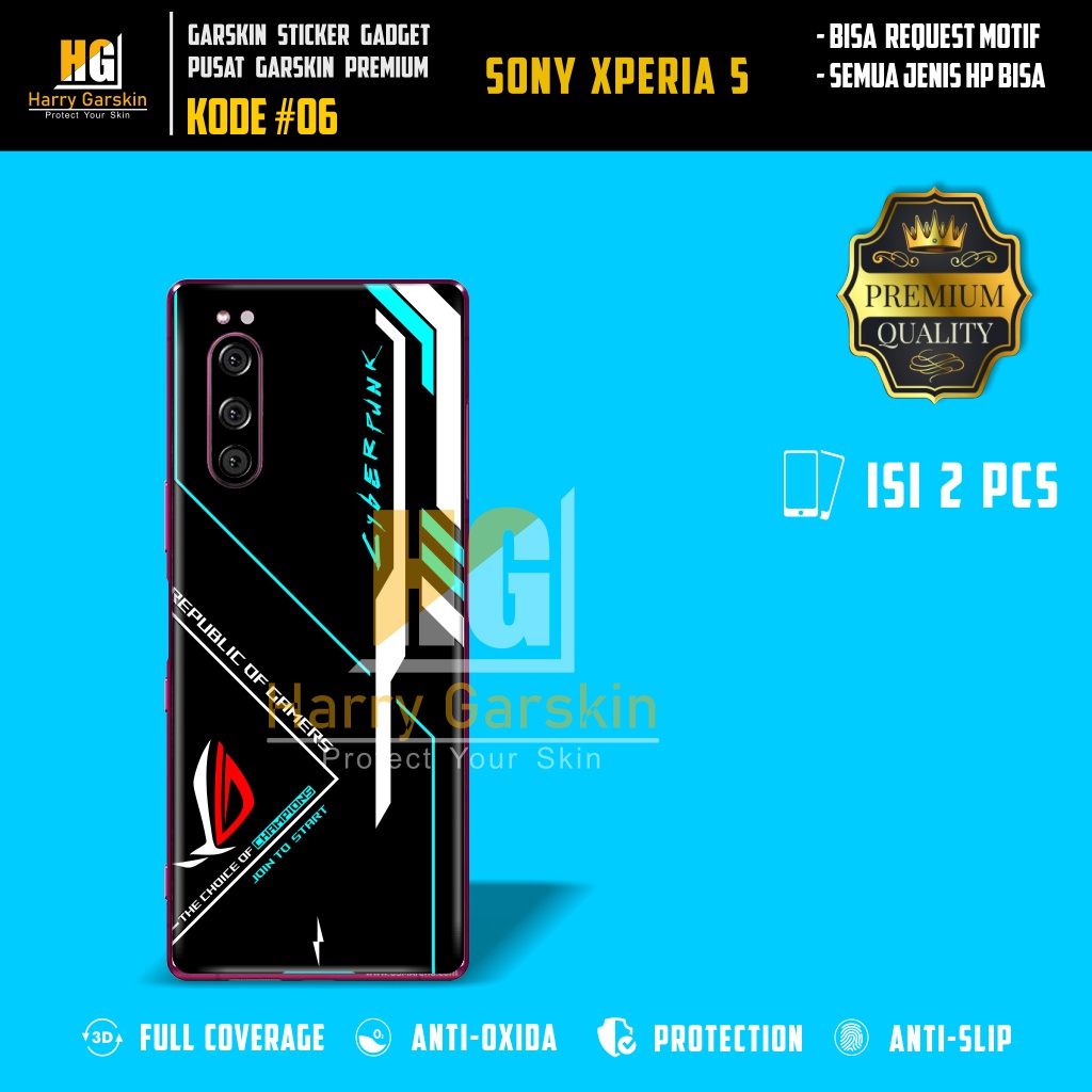 Jual Garskin Sticker Premium Sony Xperia 5 Kode #06-10 Bisa Request Via ...