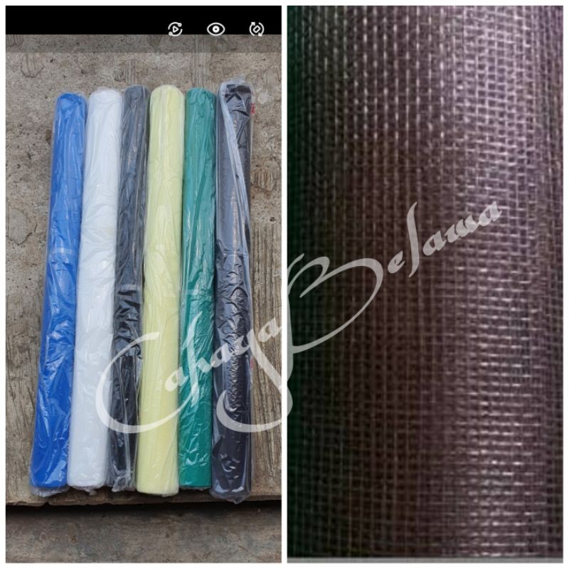 Jual kain kasa nyamuk / anti nyamuk nylon / kawat nyamuk nilon | Shopee ...