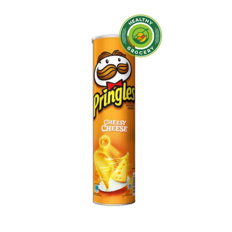 Jual Pringles Potato Chips 107gr / cheese / seaweed / BBQ / ori / sour ...