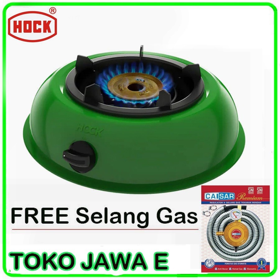 Jual KOMPOR GAS HOCK 100MD 1 Tungku Body Kuat Api Biru - BODY KUAT KOKOH | Shopee Indonesia